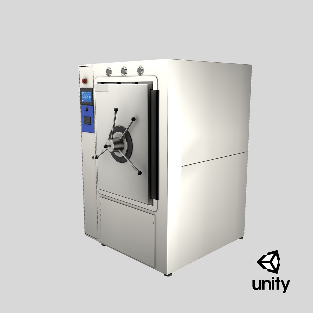 Autoclaves Closed and Open 3D model - TurboSquid 1893462