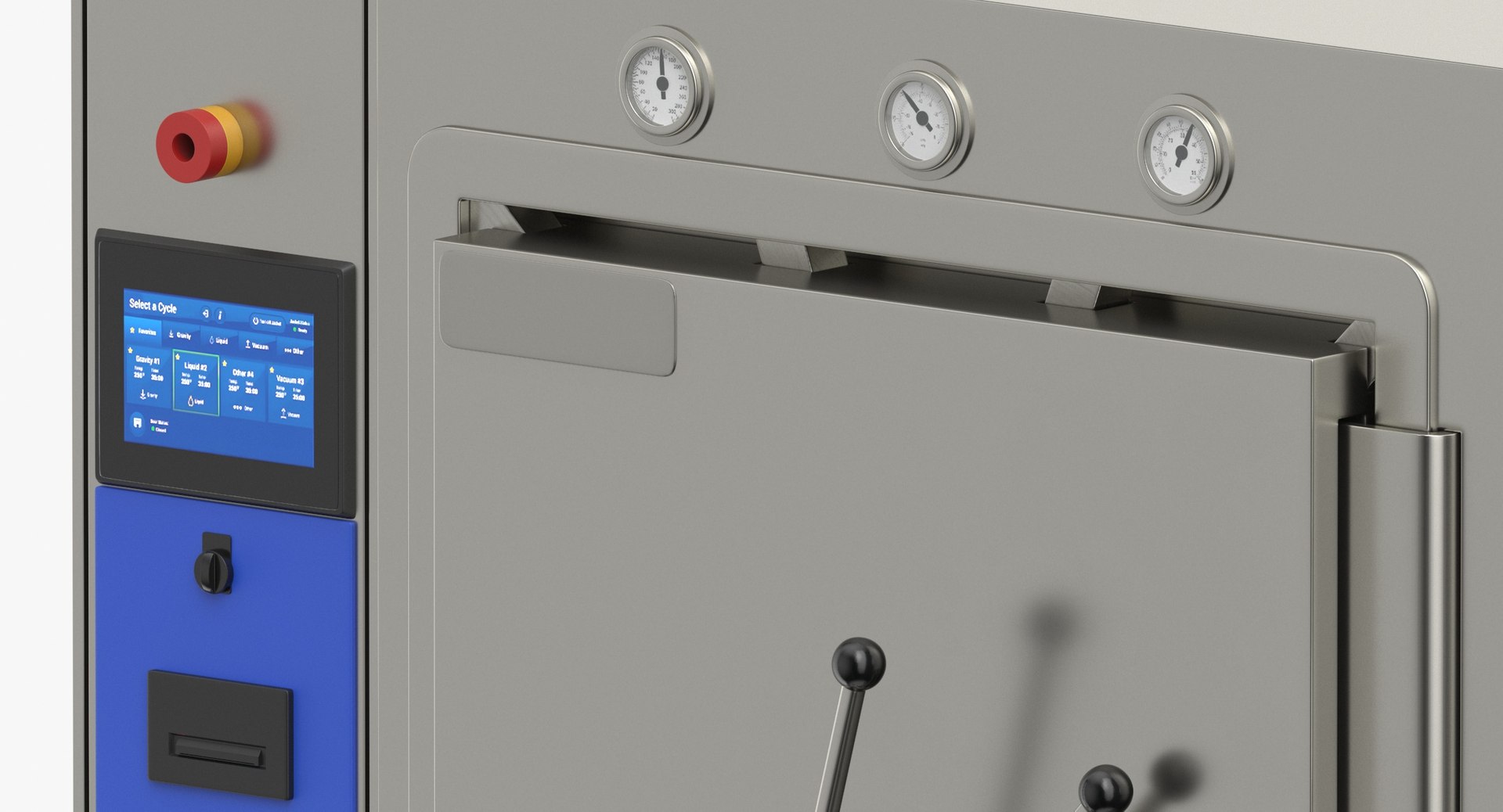 Autoclaves Closed and Open 3D model - TurboSquid 1893462