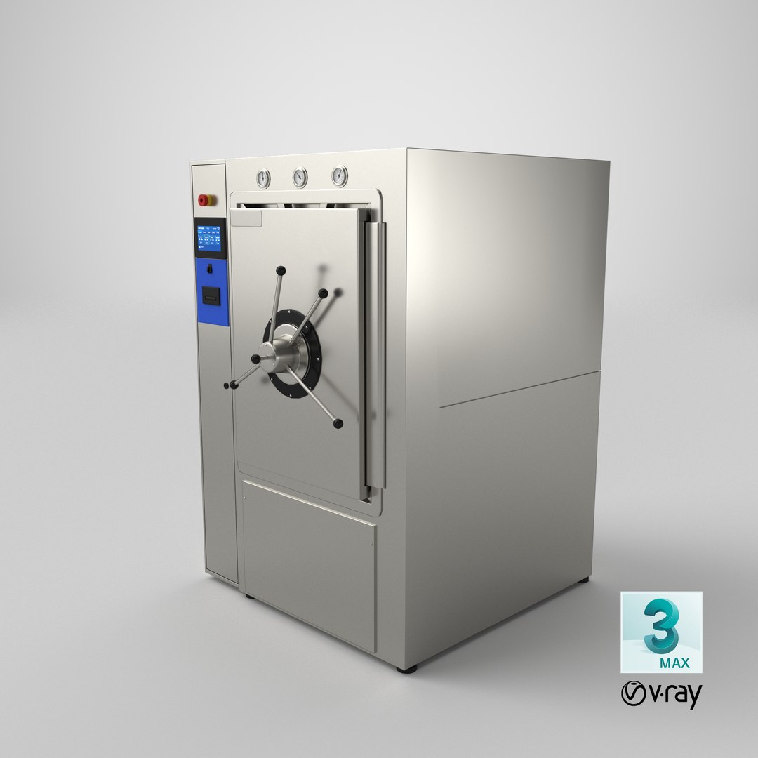 Autoclaves Closed and Open 3D model - TurboSquid 1893462