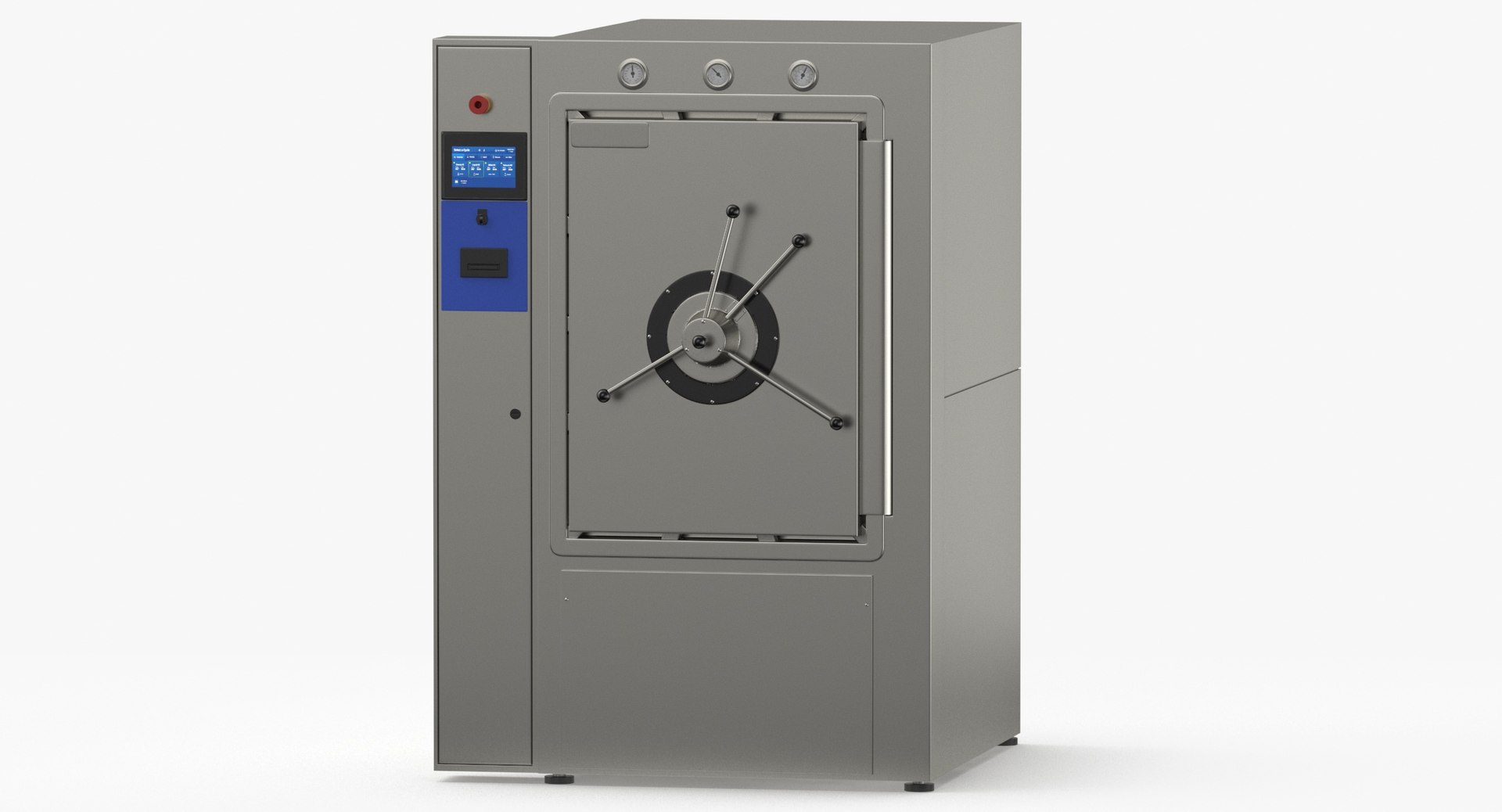 Autoclaves Closed And Open 3D Model - TurboSquid 1893462