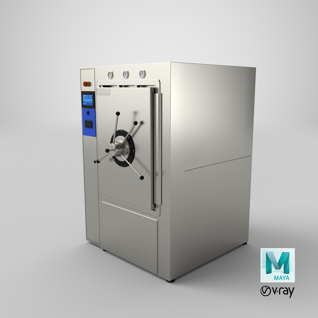Autoclaves Closed and Open 3D model - TurboSquid 1893462