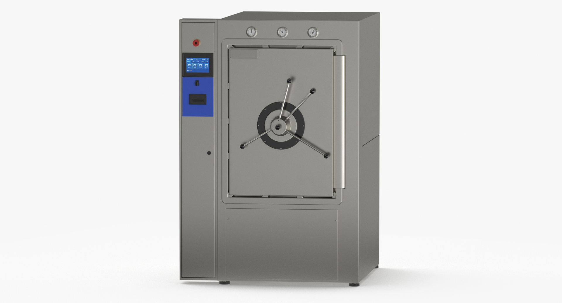 Autoclaves Closed And Open 3D Model - TurboSquid 1893462