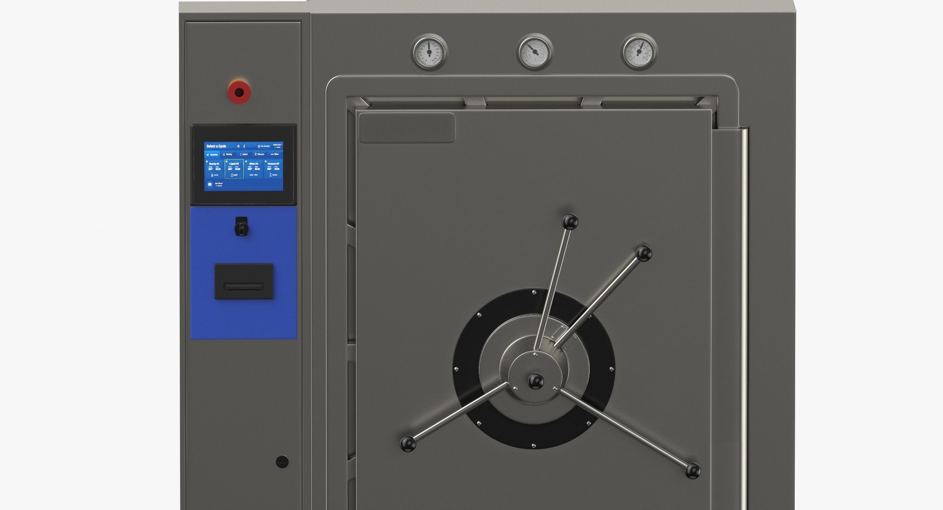 Autoclaves Closed and Open 3D model - TurboSquid 1893462