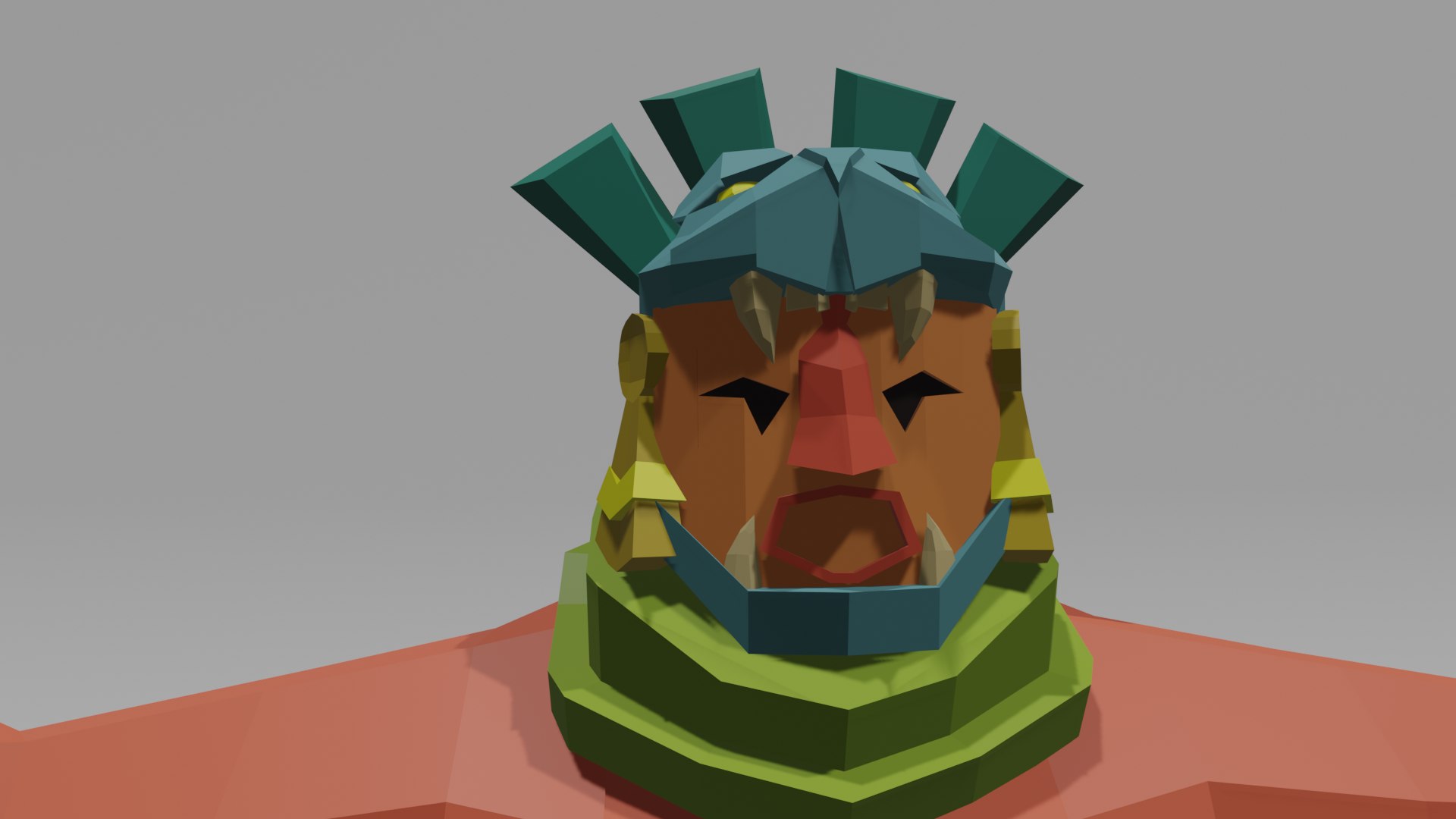 Aztec Golem 3D Model - TurboSquid 1665991