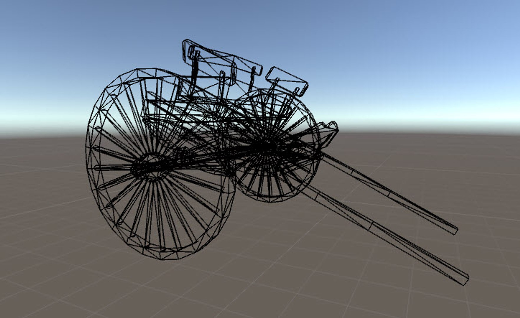 Antique Sulky 3D - TurboSquid 1153093