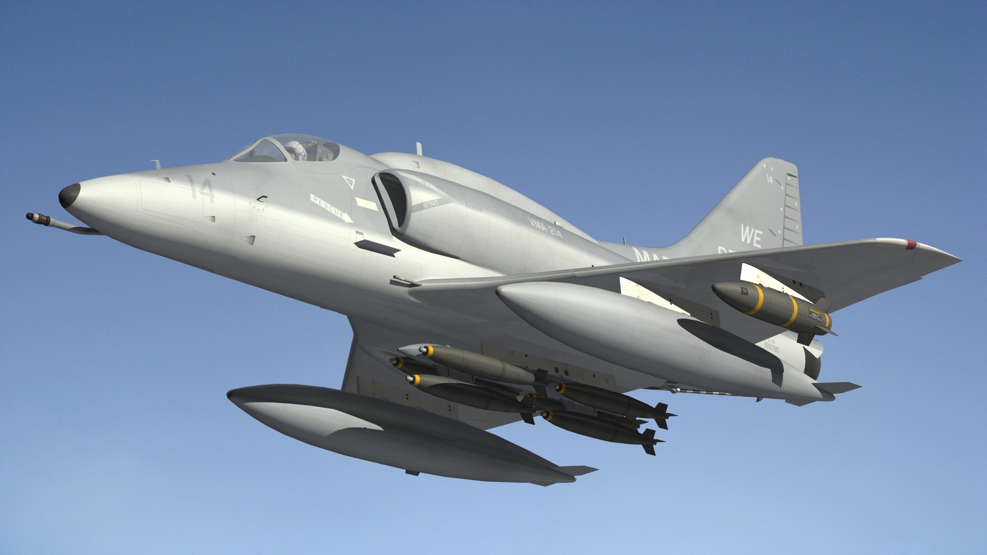 3D A-4 Skyhawk Marines model - TurboSquid 2082834