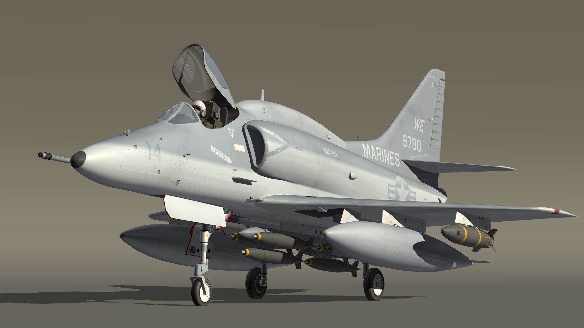 3D A-4 Skyhawk Marines model - TurboSquid 2082834