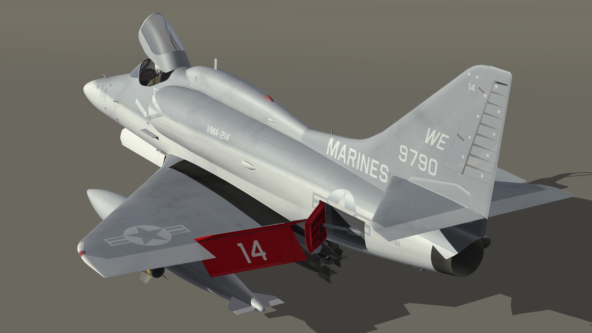 3D A-4 Skyhawk Marines model - TurboSquid 2082834