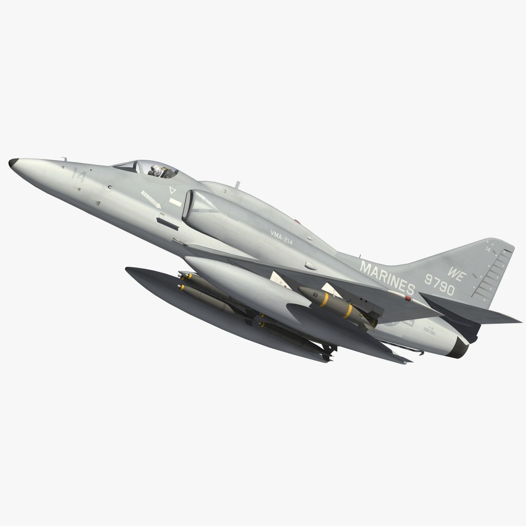 3D A-4 Skyhawk Marines model - TurboSquid 2082834