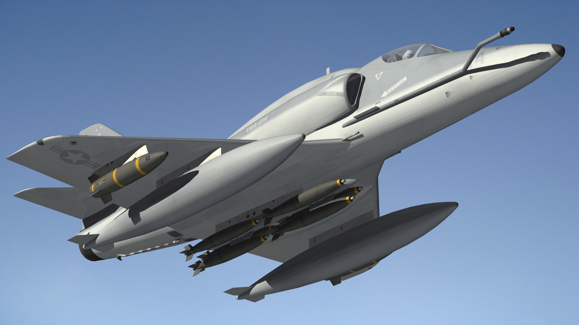 3D A-4 Skyhawk Marines model - TurboSquid 2082834