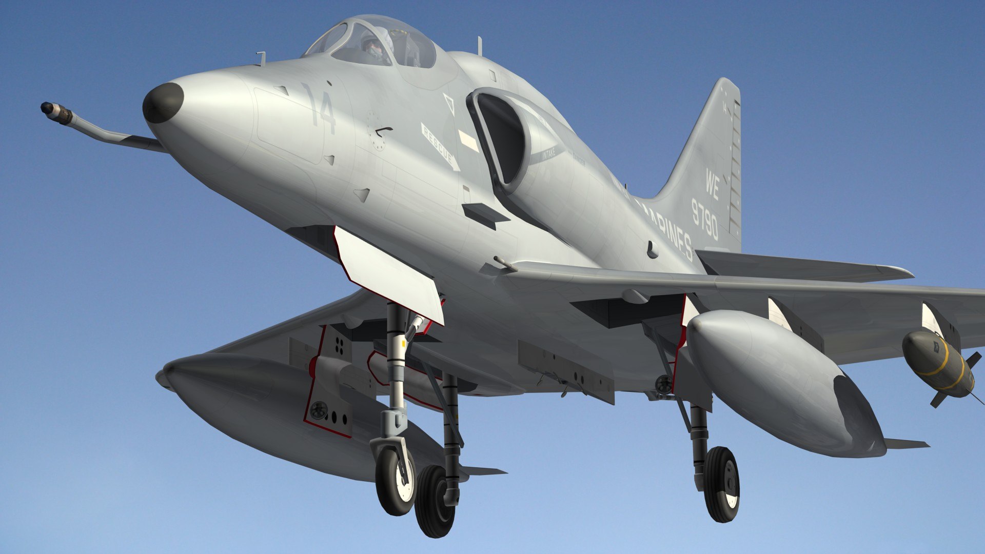 3D A-4 Skyhawk Marines model - TurboSquid 2082834