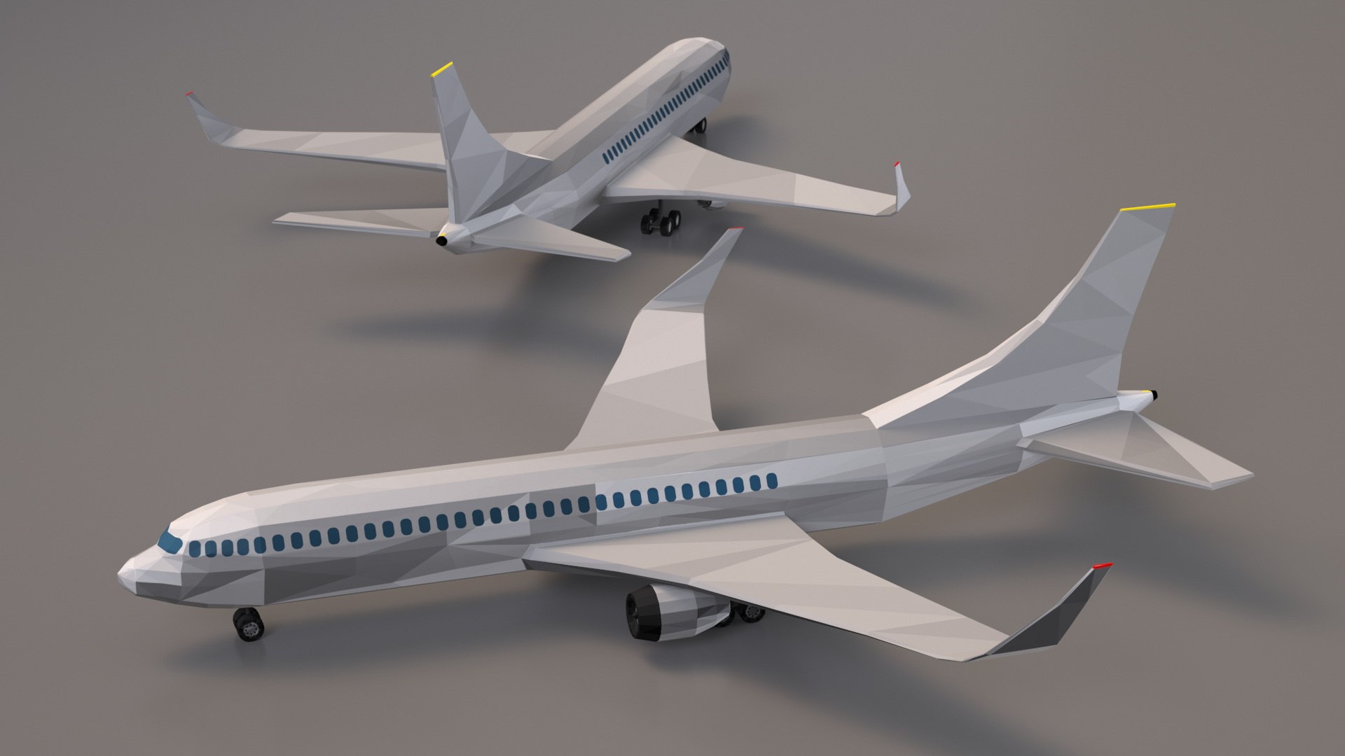 Low Poly Stylized Model Airplane Model - TurboSquid 2273177