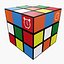 3d Model Cube Clock