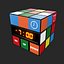 3d Model Cube Clock