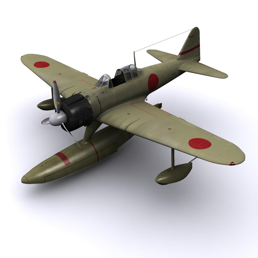 A6m Fighter A6m2-n 3d 3ds
