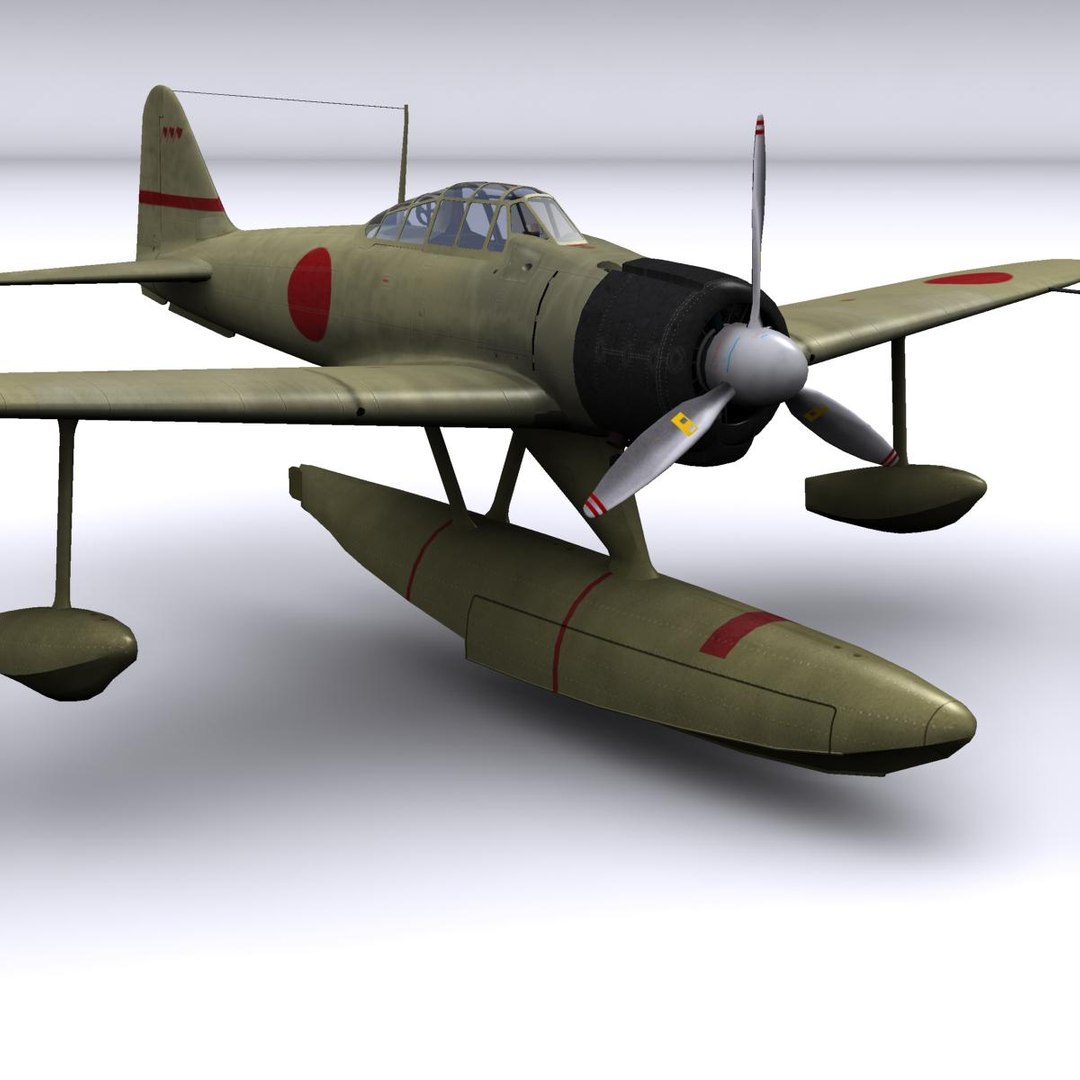 A6m Fighter A6m2-n 3d 3ds