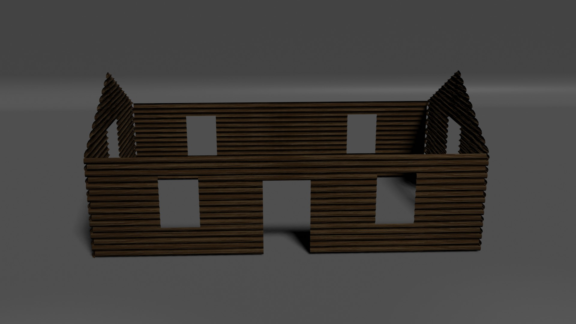 3D Model Wood Cabin - TurboSquid 1681070