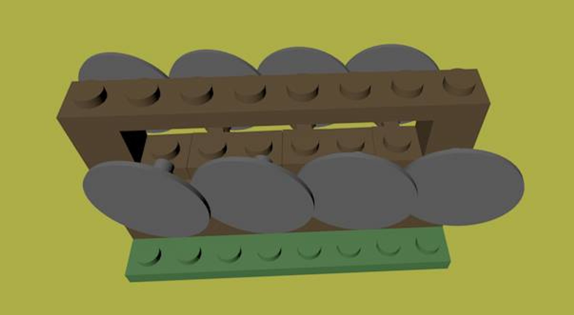 lego rack 3d model