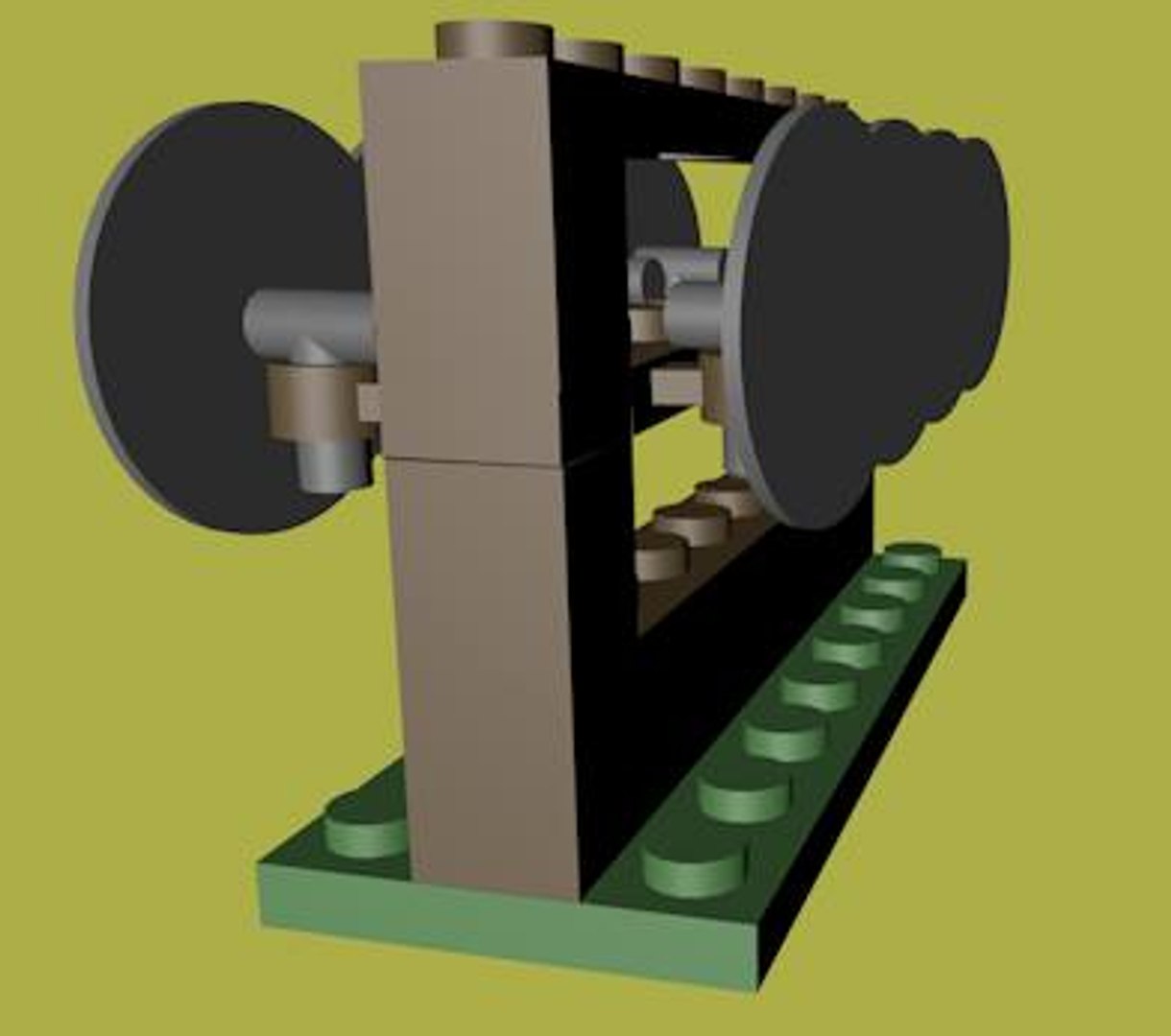 lego rack 3d model