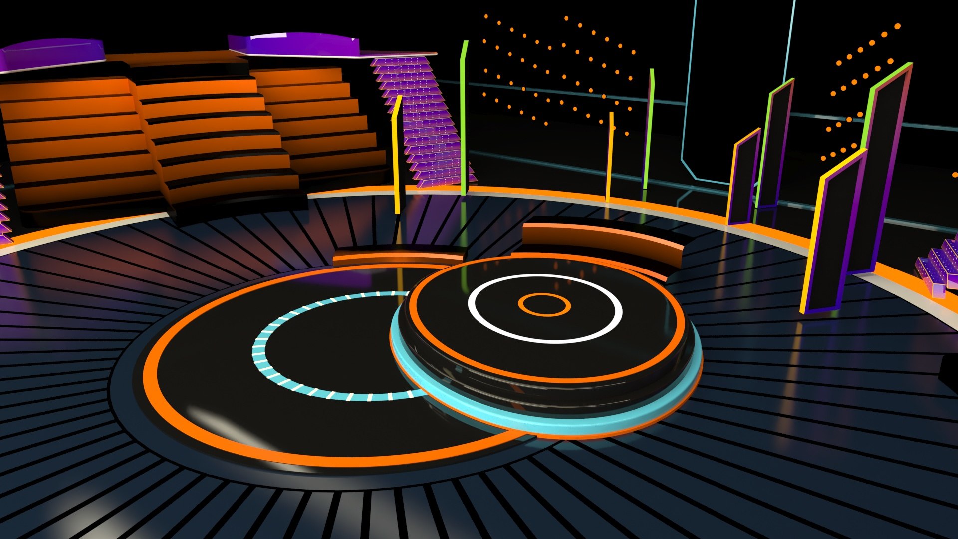 Tv Studio Competition Design 3D - TurboSquid 1901808