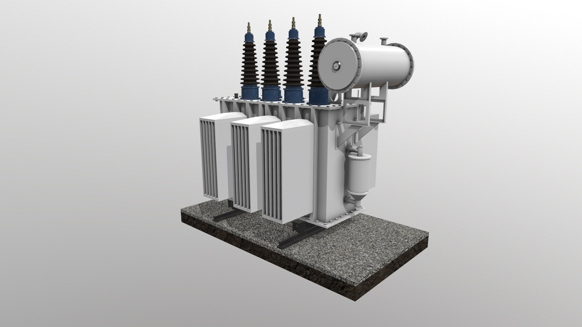 3D модель Oil Immersed Transformer VR - TurboSquid 1886190