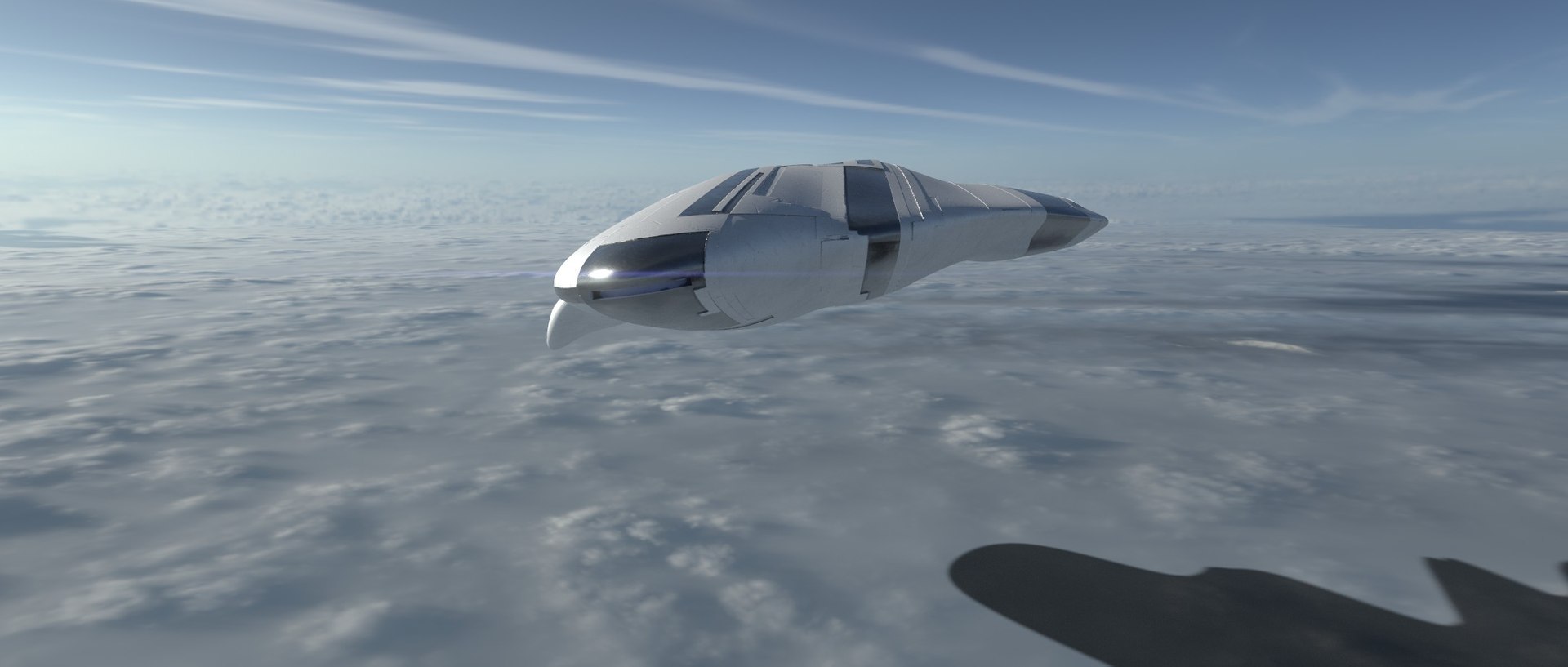 Asymmetric Spaceship Model - TurboSquid 2242623