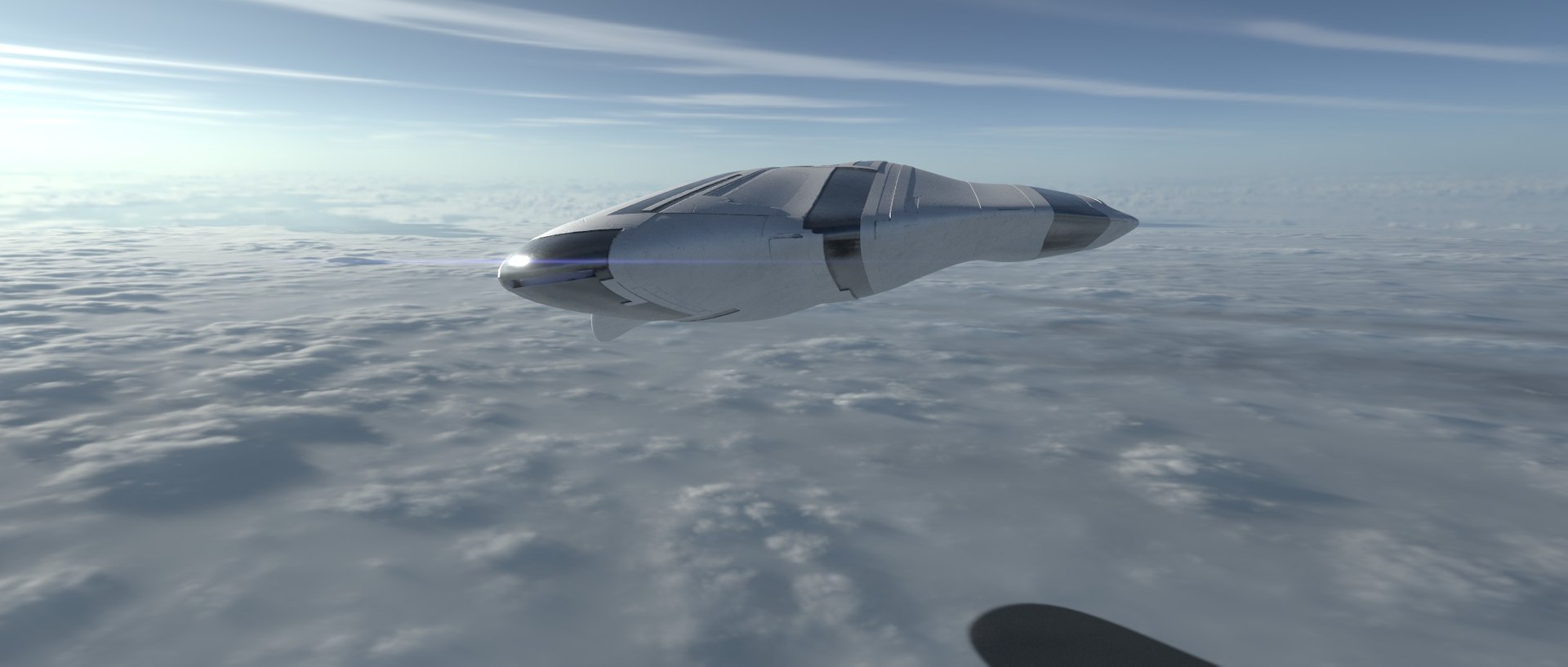 Asymmetric Spaceship Model - TurboSquid 2242623
