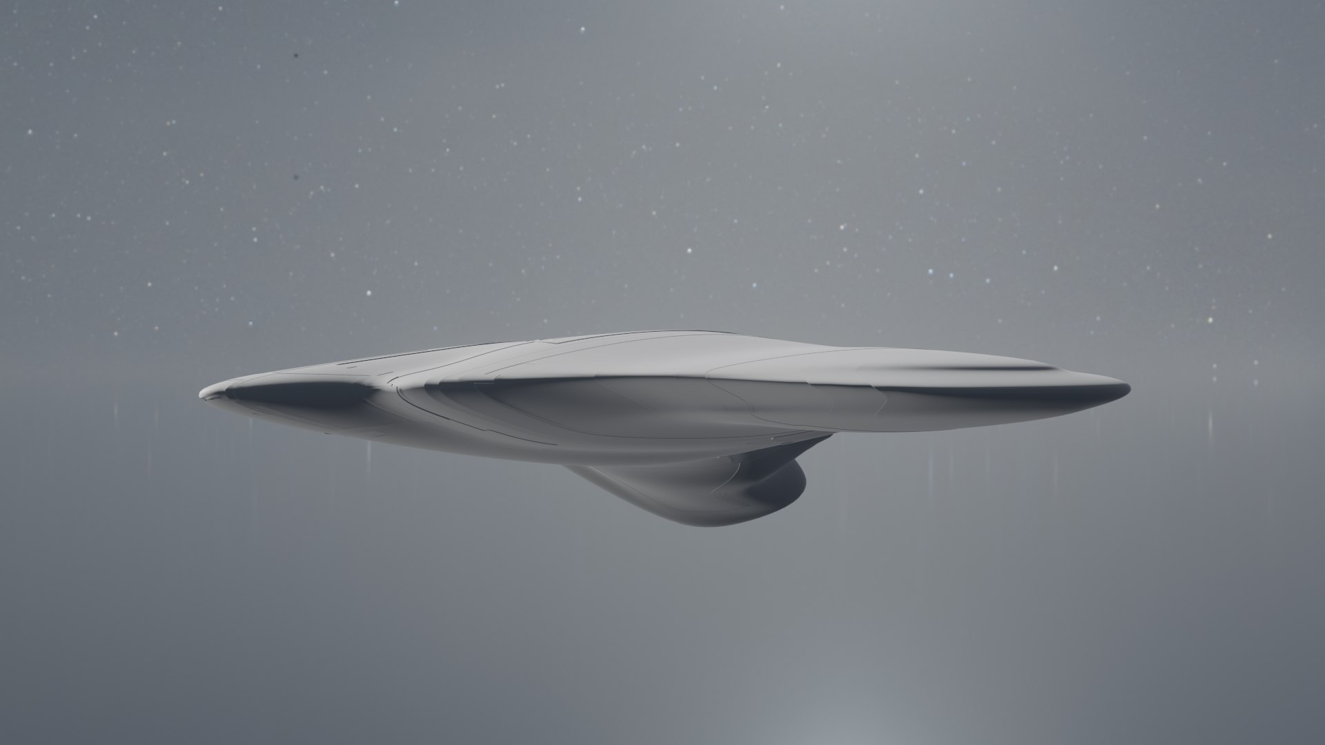 Asymmetric Spaceship Model - TurboSquid 2242623