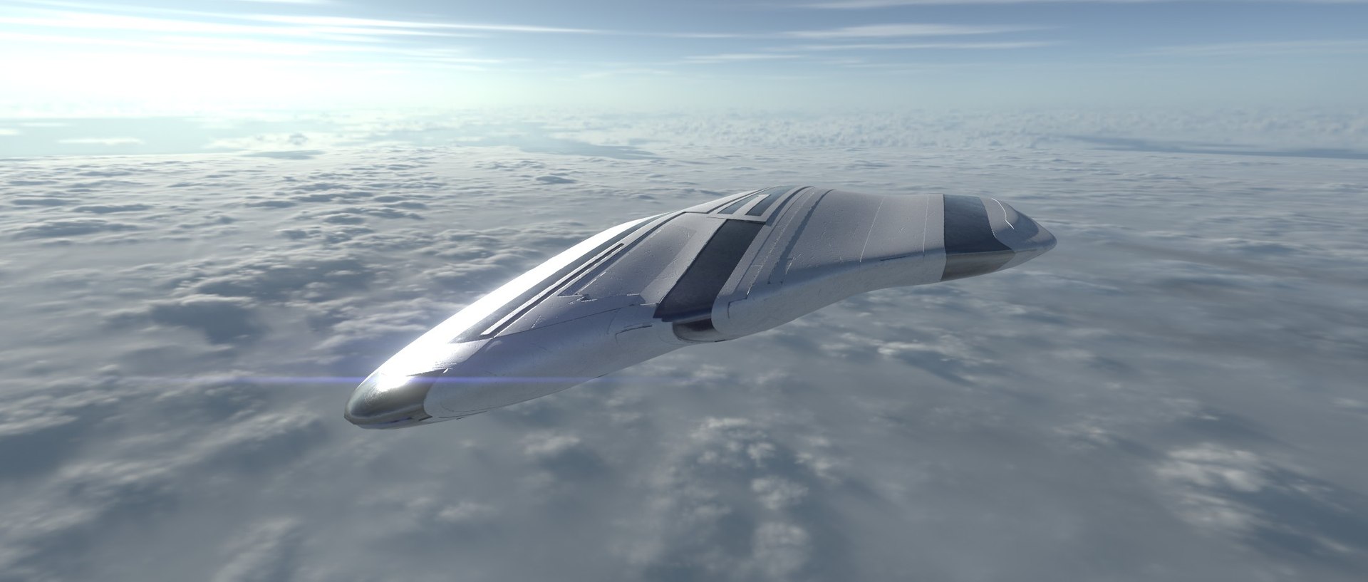 Asymmetric Spaceship Model - TurboSquid 2242623