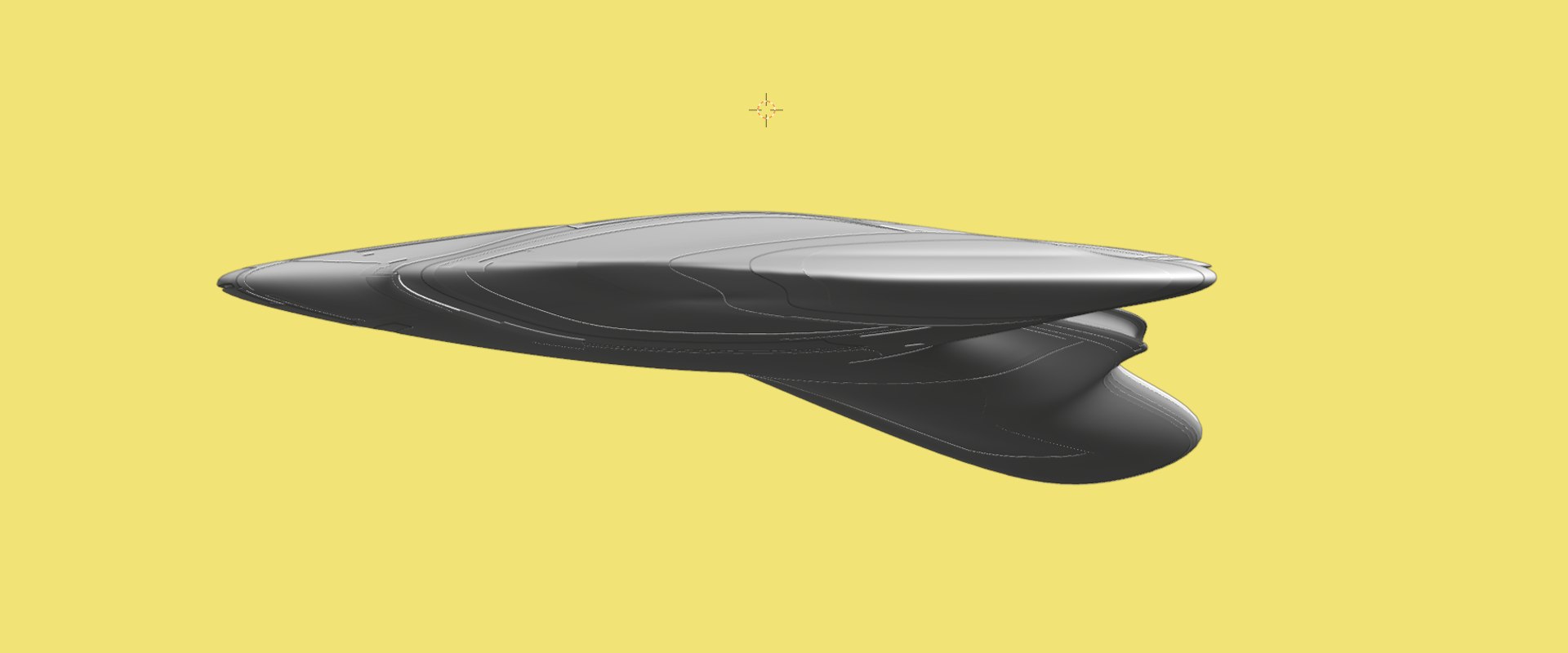Asymmetric Spaceship Model - TurboSquid 2242623