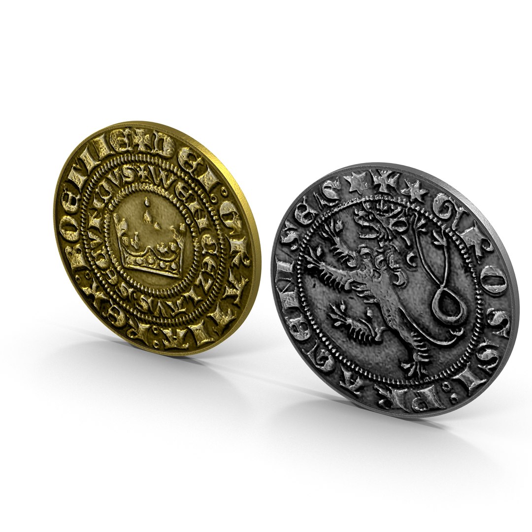 Coins Realistic 3d Max
