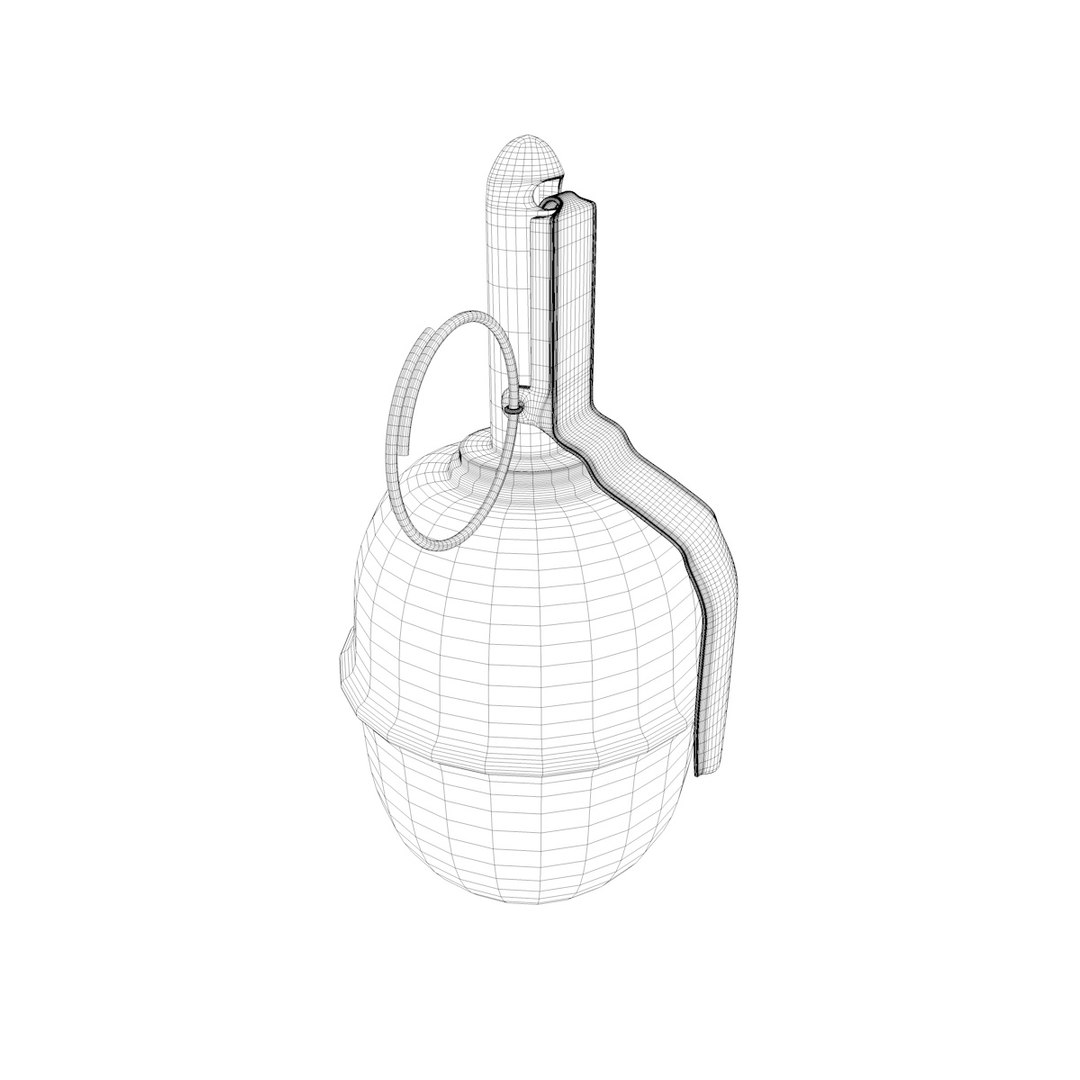 3d Model Hand Grenades Rgd-5