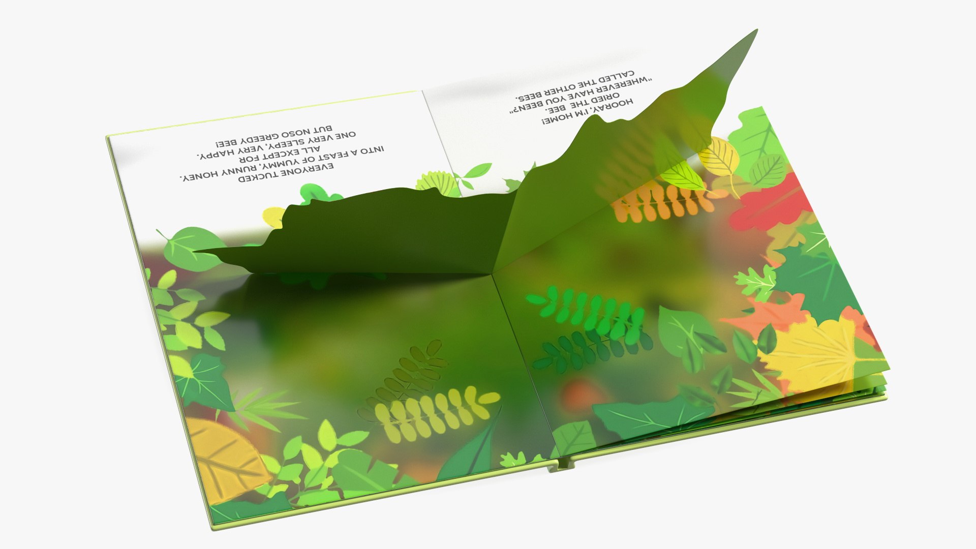 3D Unfolded Children Pop Up Book model - TurboSquid 2120458