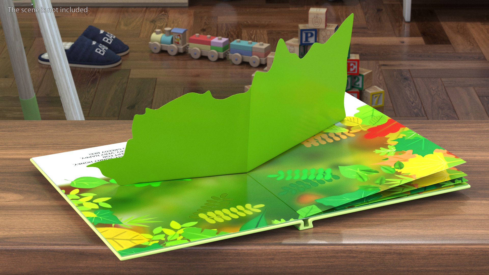 3D Unfolded Children Pop Up Book Model - TurboSquid 2120458