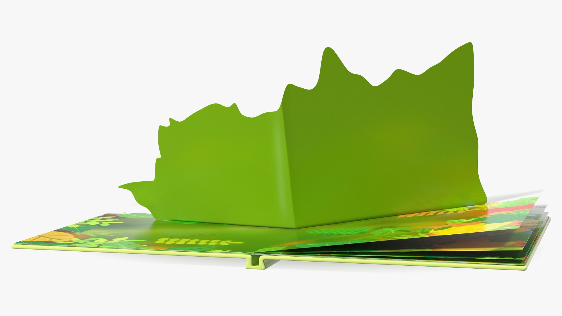 3D Unfolded Children Pop Up Book Model - TurboSquid 2120458