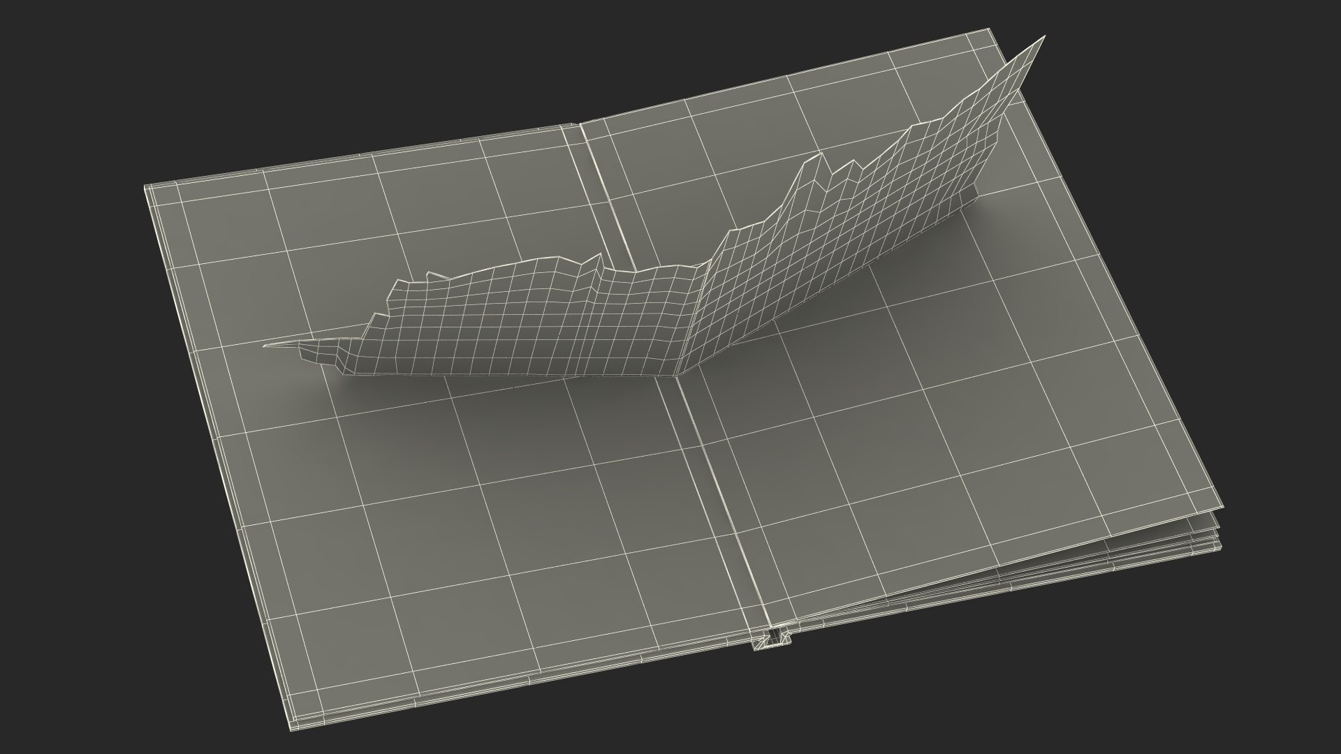 3D Unfolded Children Pop Up Book model - TurboSquid 2120458