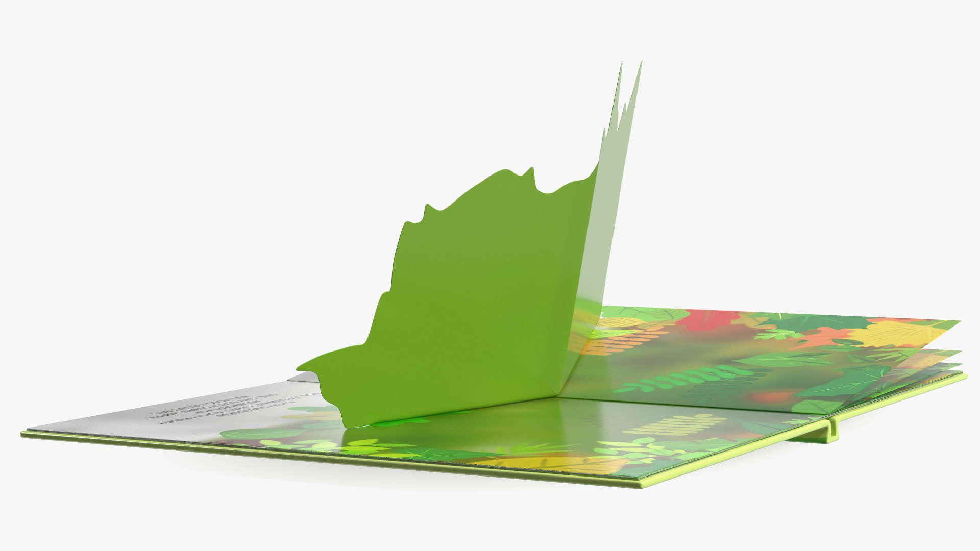 3D Unfolded Children Pop Up Book model - TurboSquid 2120458