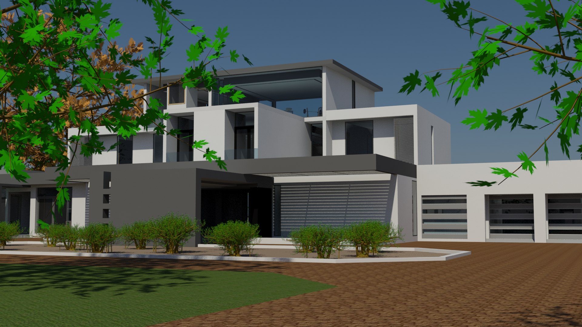 Architecture House 3d Model