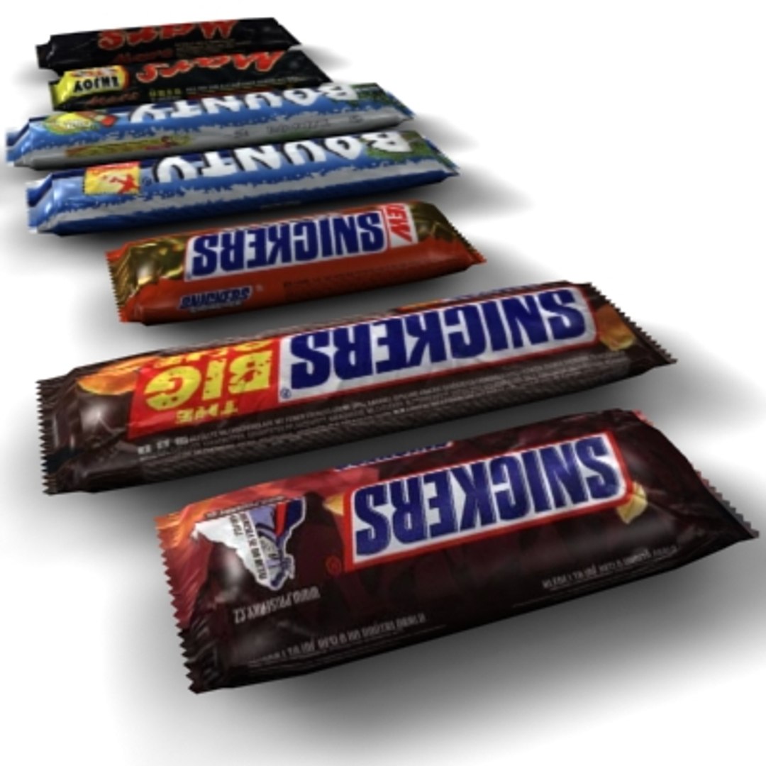 3d Chocolate Bar Model