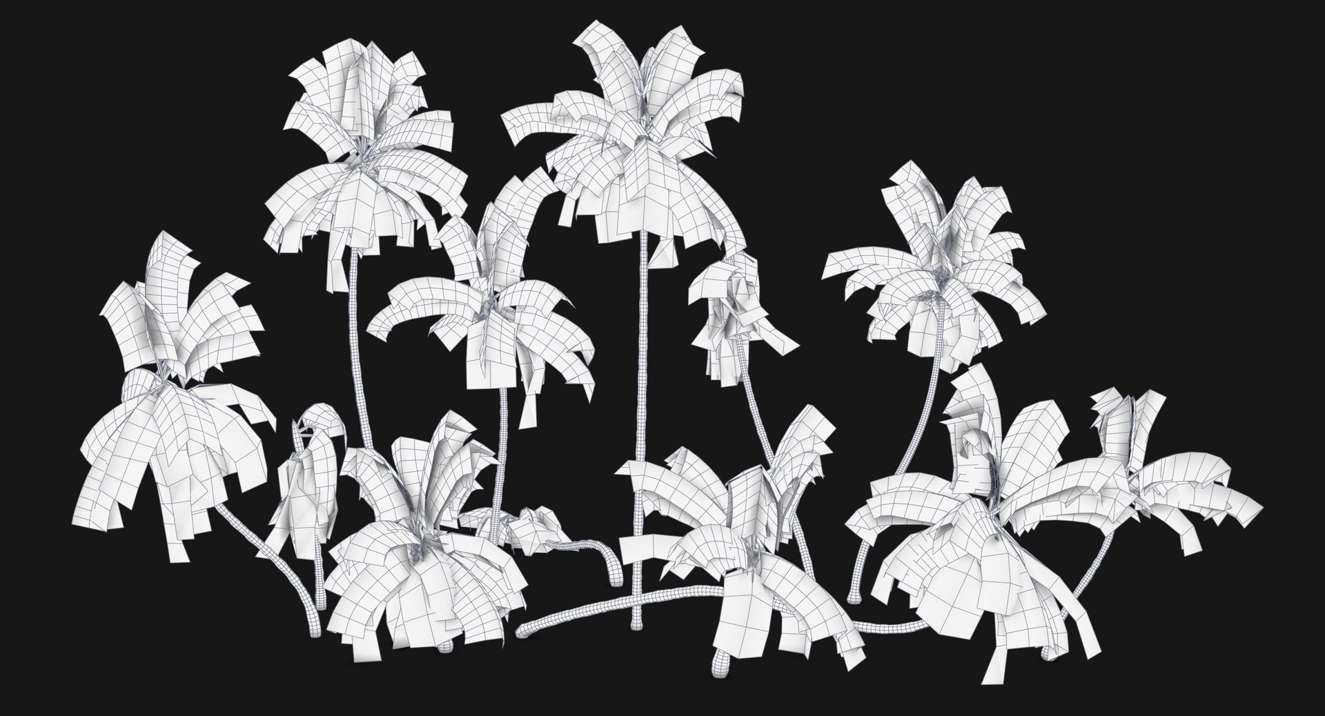 3D Cocos Coconut Palm Tree Tropical Model - TurboSquid 1279464