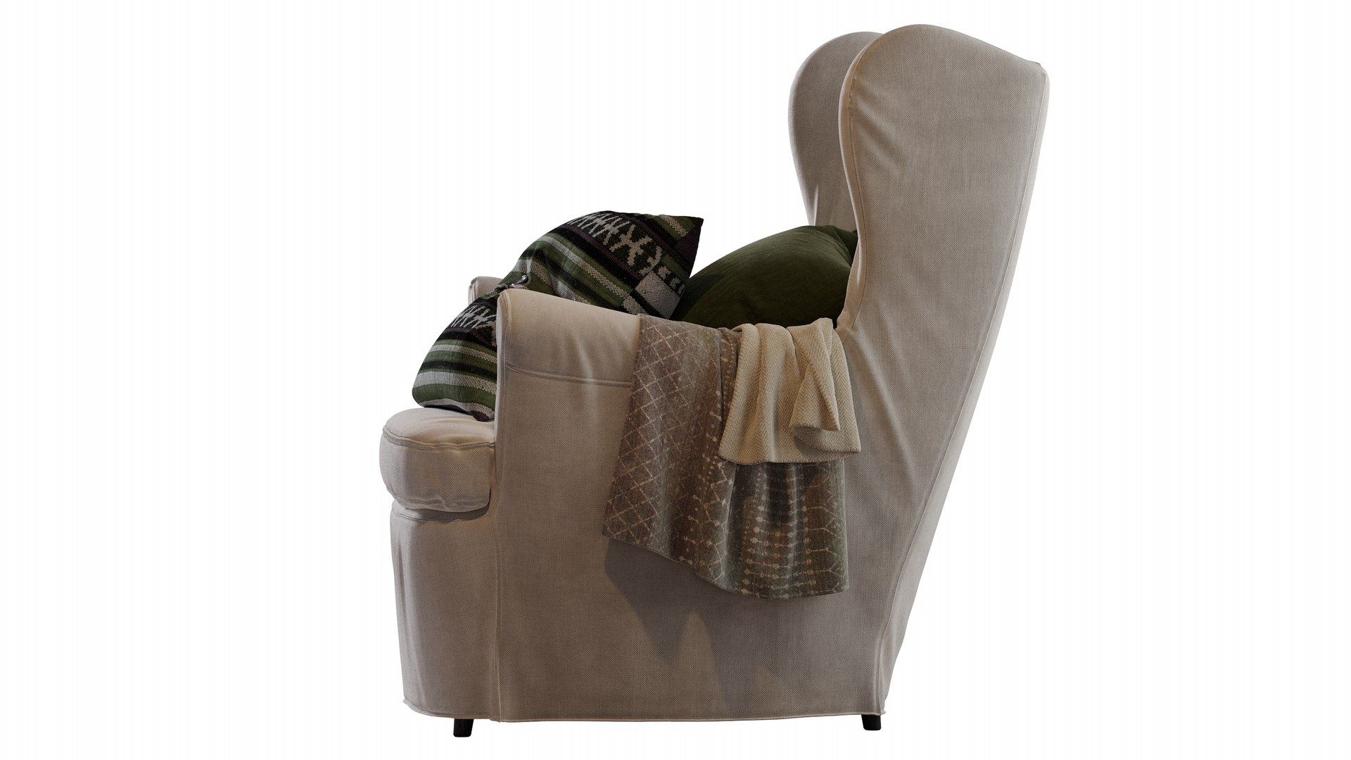 3D IKEA Strandmon - TurboSquid 2020782