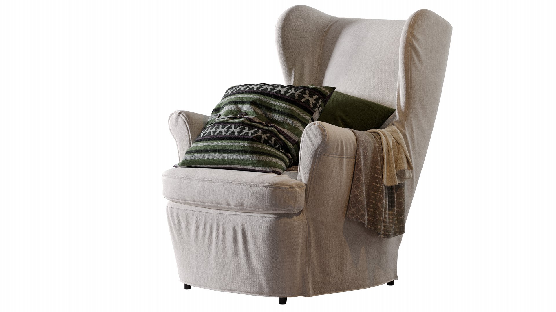 3D IKEA Strandmon - TurboSquid 2020782