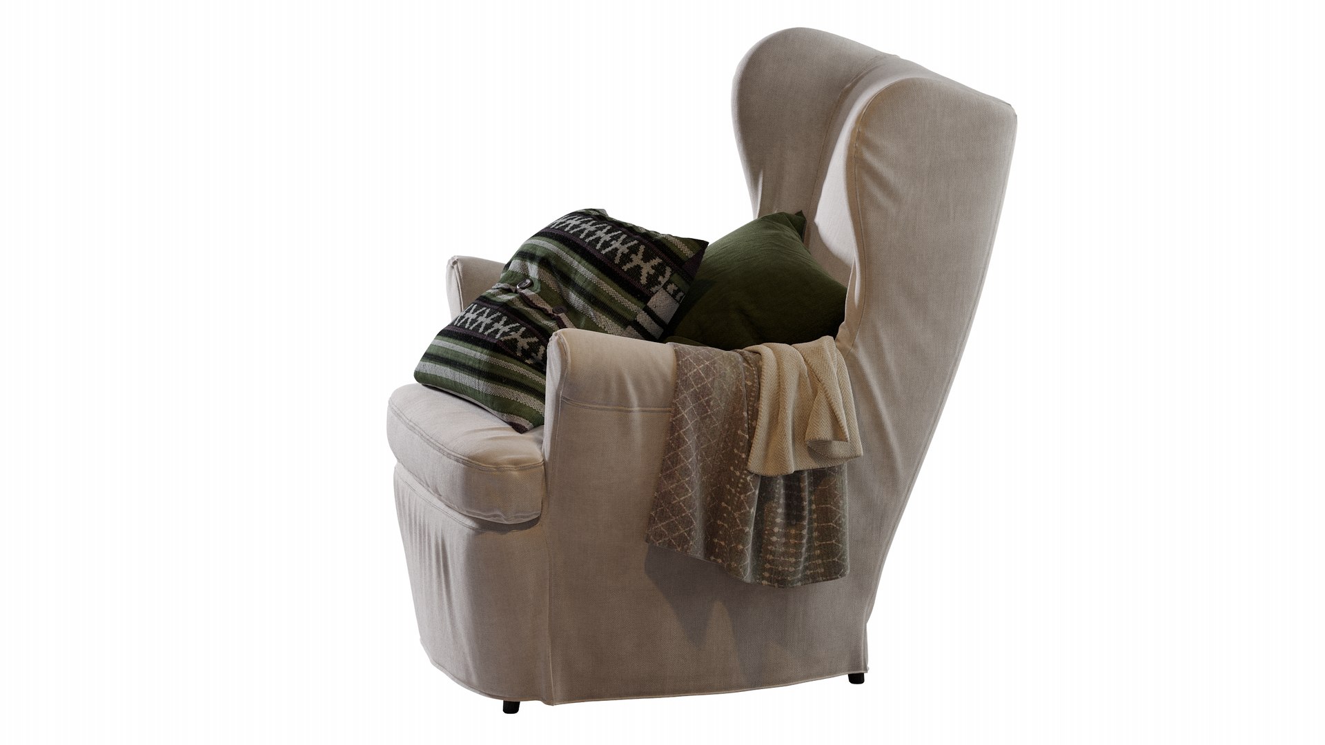 3D IKEA Strandmon - TurboSquid 2020782
