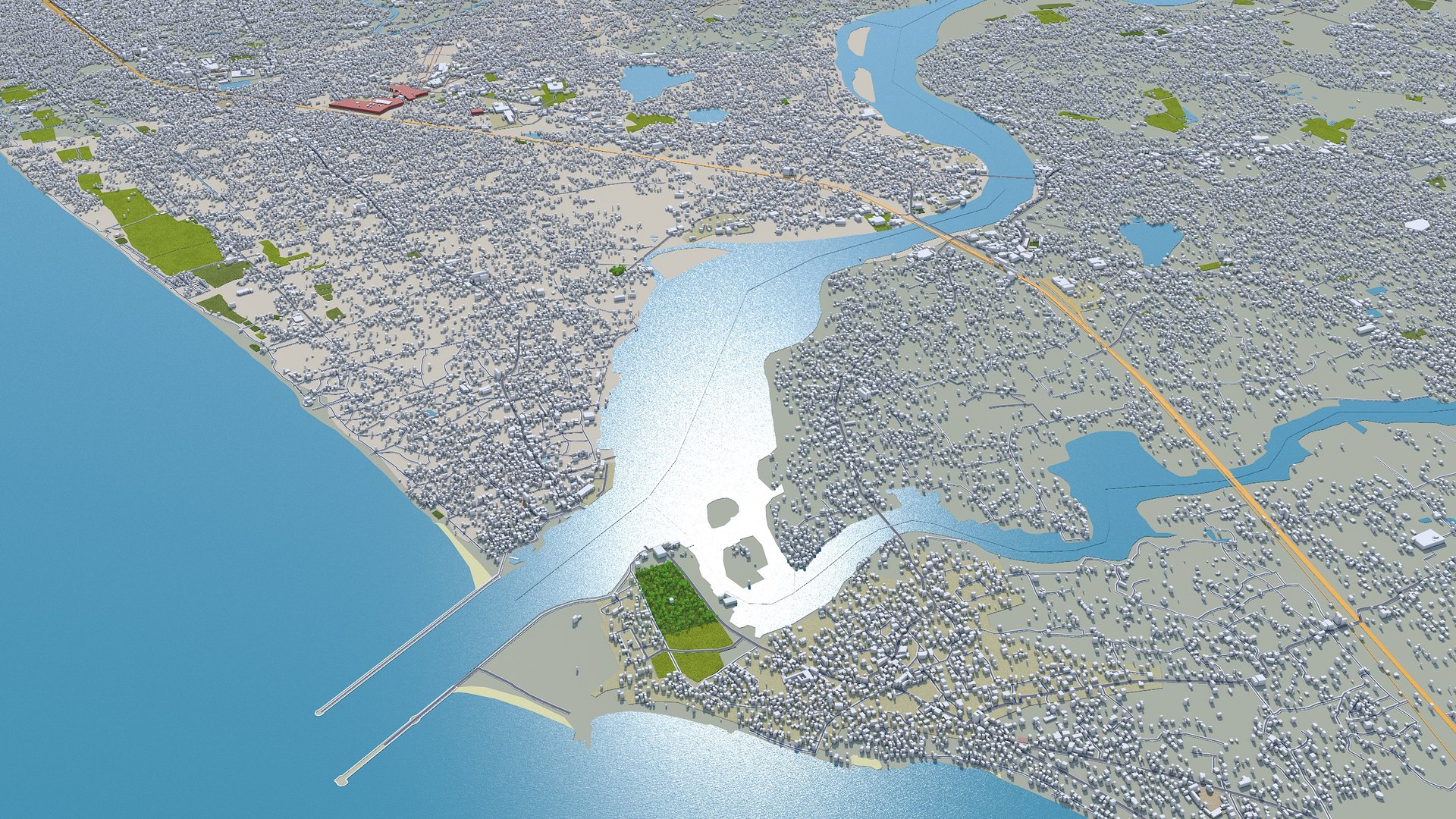 3D Kozhikode Kerala India Model - TurboSquid 2100452