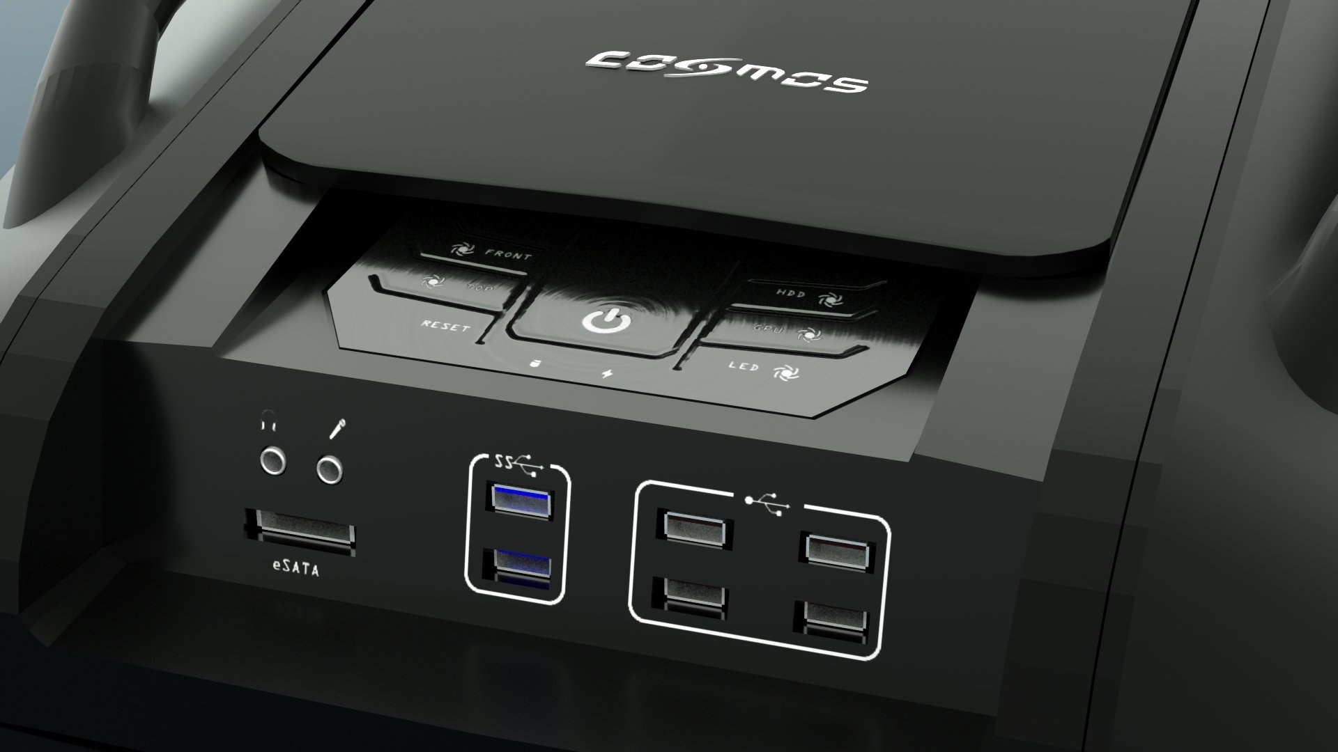 Cooler Master Cosmos 2 3d Model