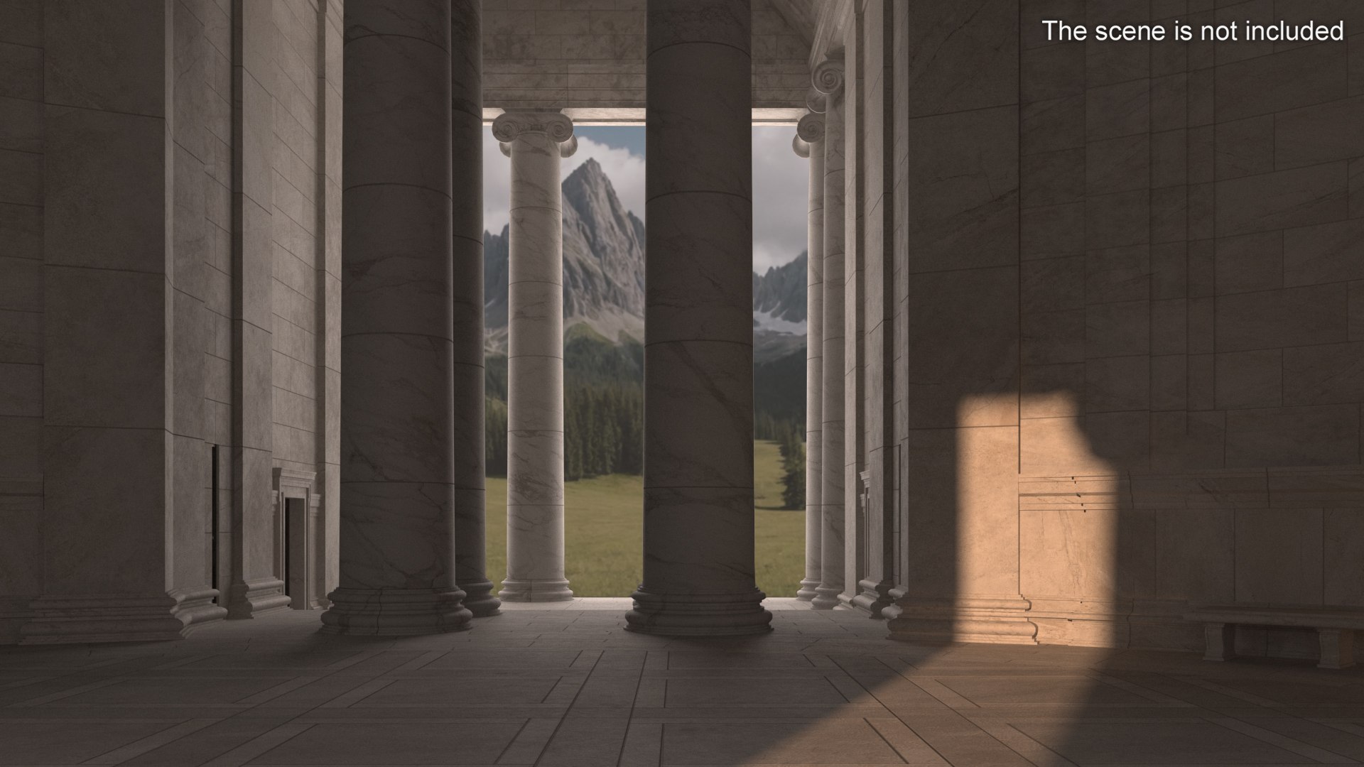 3D Model Neoclassical Rotunda Building - TurboSquid 2325103