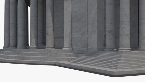 modelo 3d Edificio de estilo neoclásico de la rotonda - TurboSquid 2325103