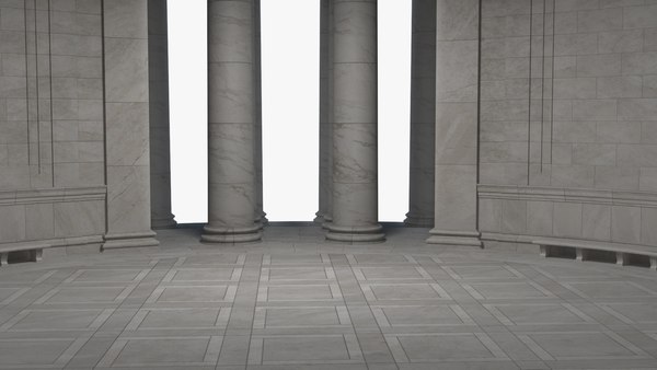 modelo 3d Edificio de estilo neoclásico de la rotonda - TurboSquid 2325103