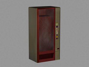 Free 3D Vending Machine Models - Available For Download On TurboSquid