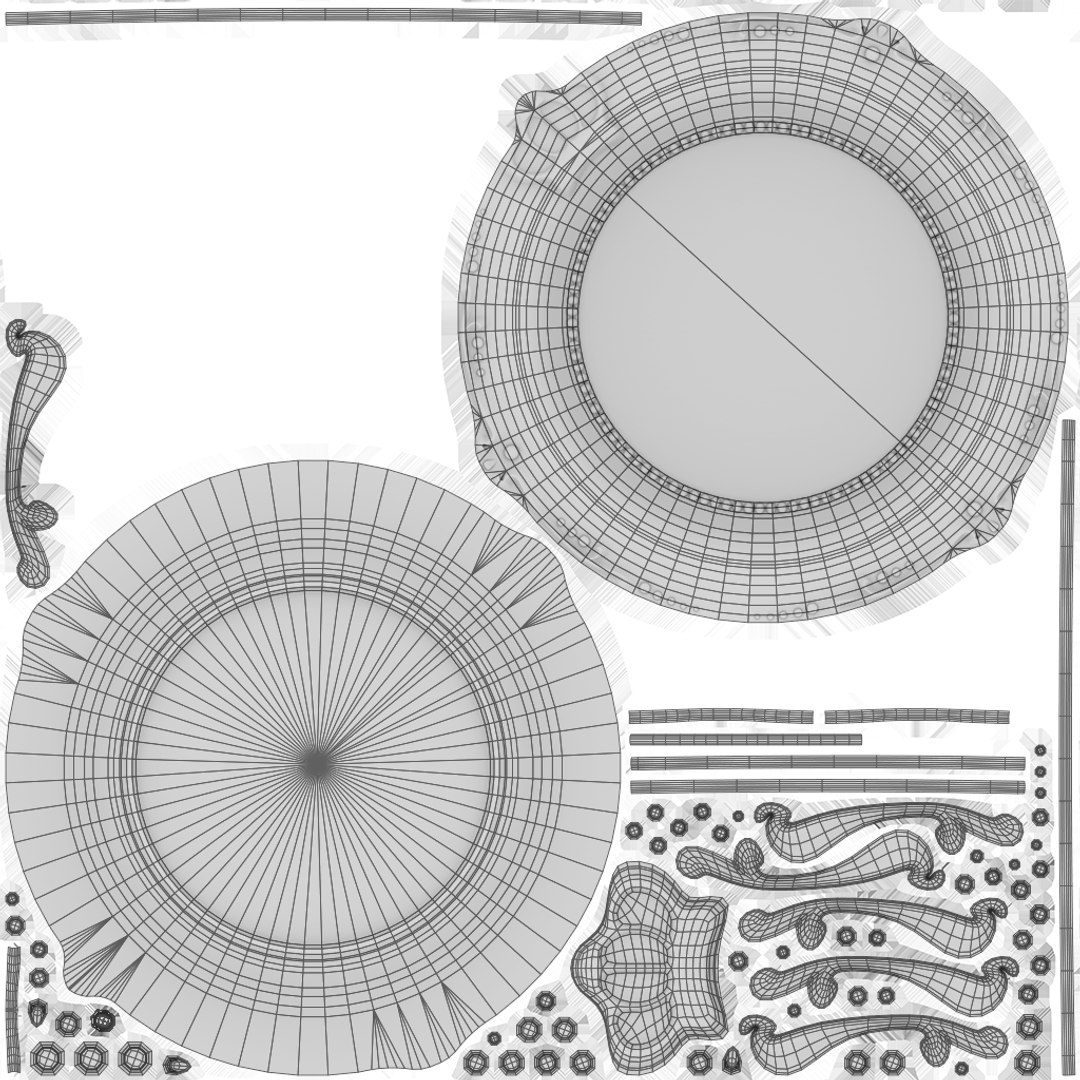 Plate Model - TurboSquid 1499861